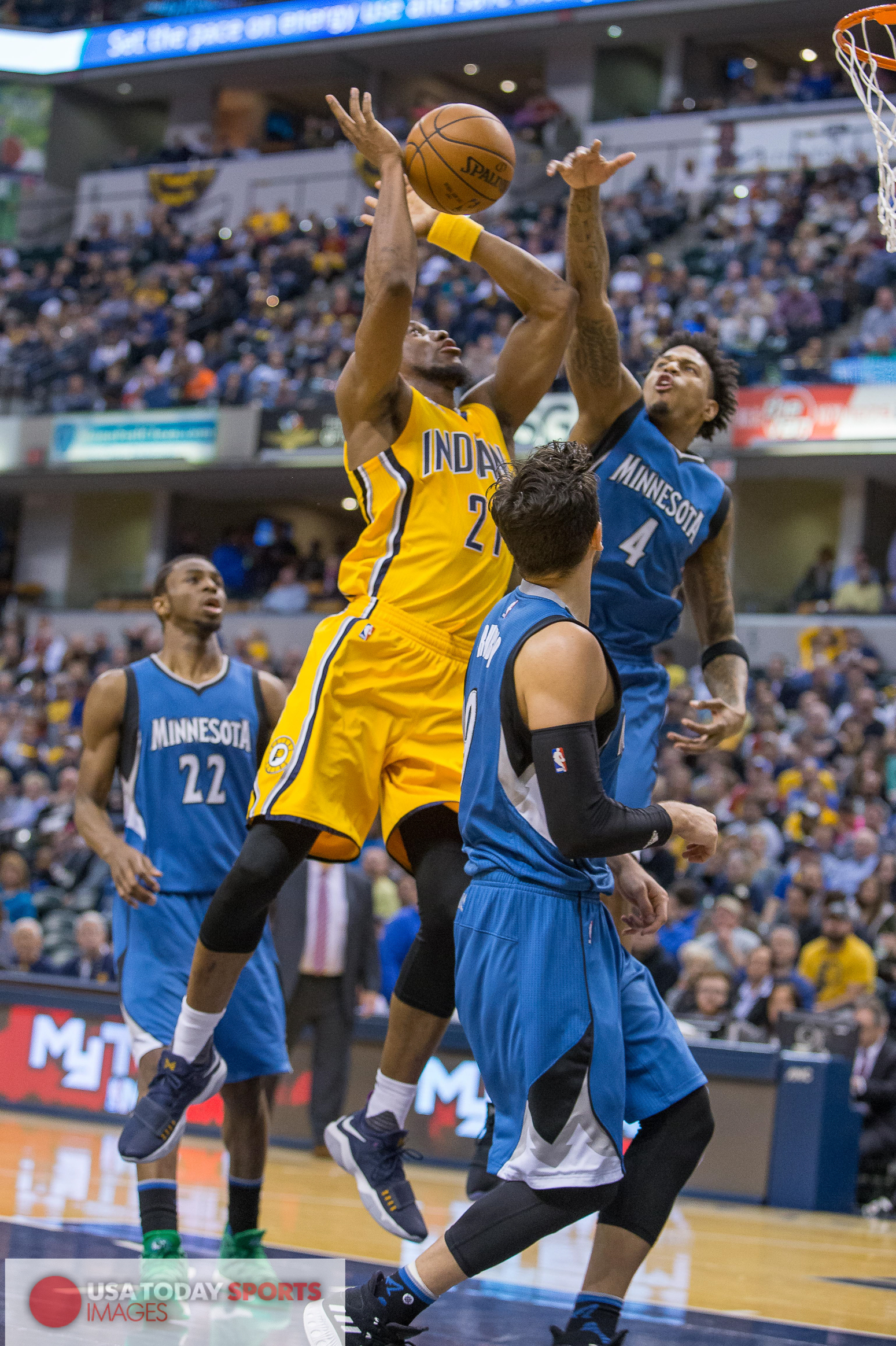 NBA: Minnesota Timberwolves at Indiana Pacers
